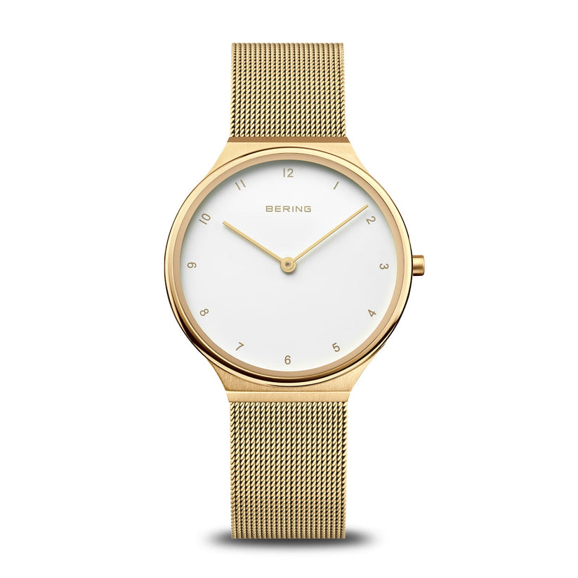 Bering 18434-334 Women's Gold Steel Mesh Watch (Outlet) – The Watch Store