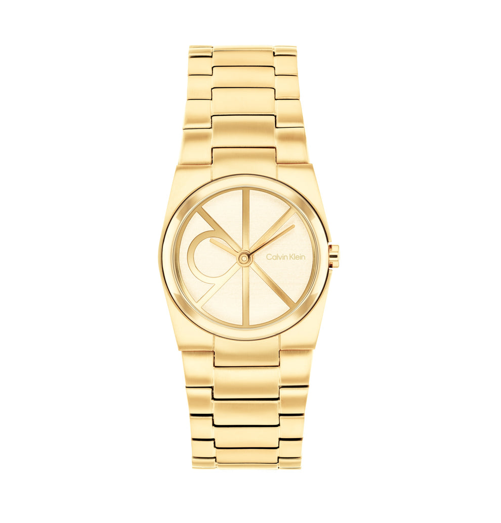 Calvin Klein 25100127 Ionic Plated Thin Gold Steel Women's Watch – The ...