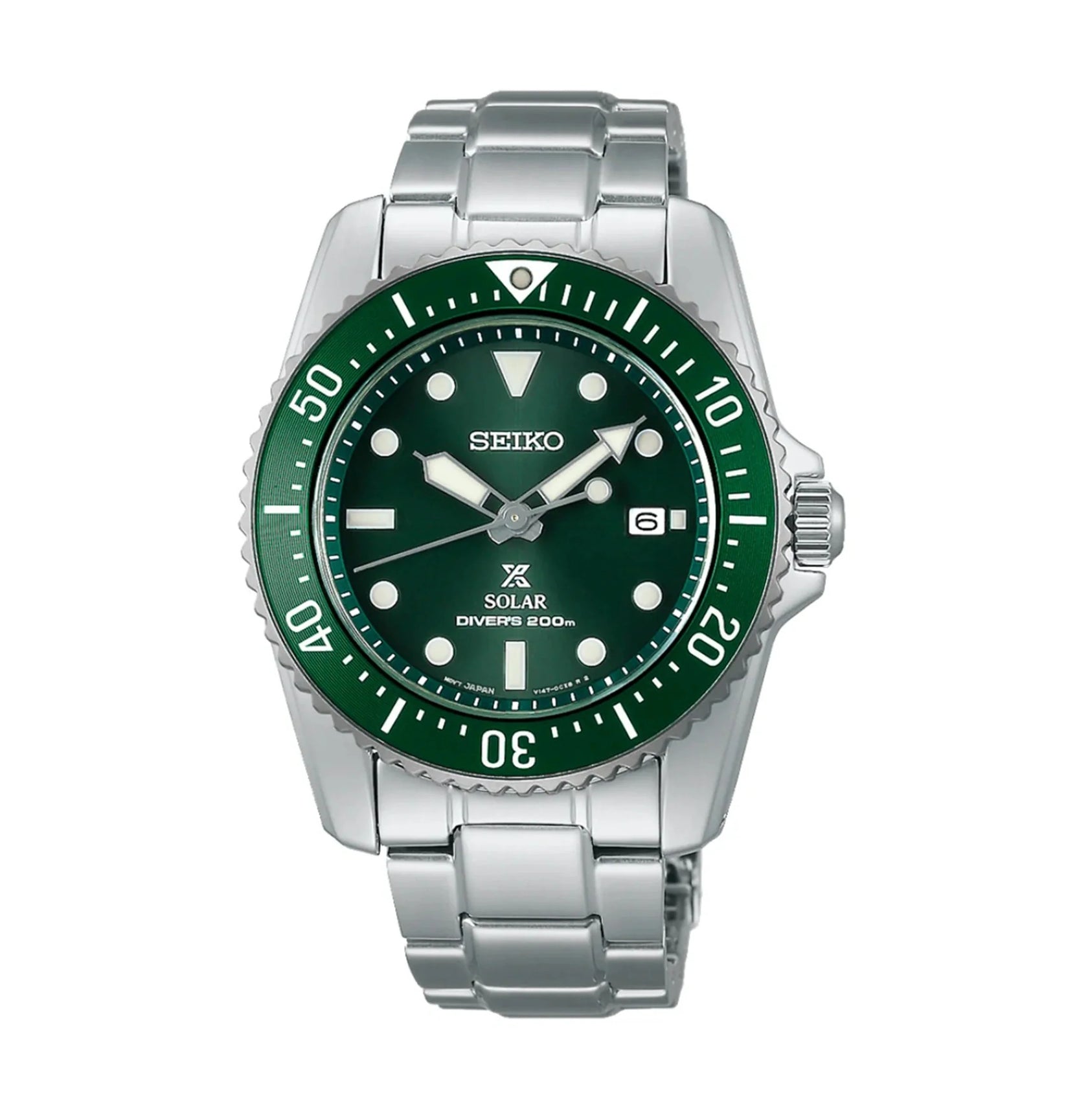 Seiko Prospex HULK Green Diver's Solar Stainless Steel SNE583P1 – The ...
